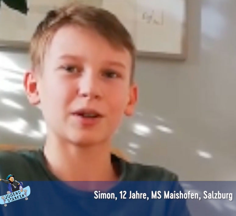 Young Voices: Simon, 12 J., MS Maishofen, Salzburg - Die Mutmacherei